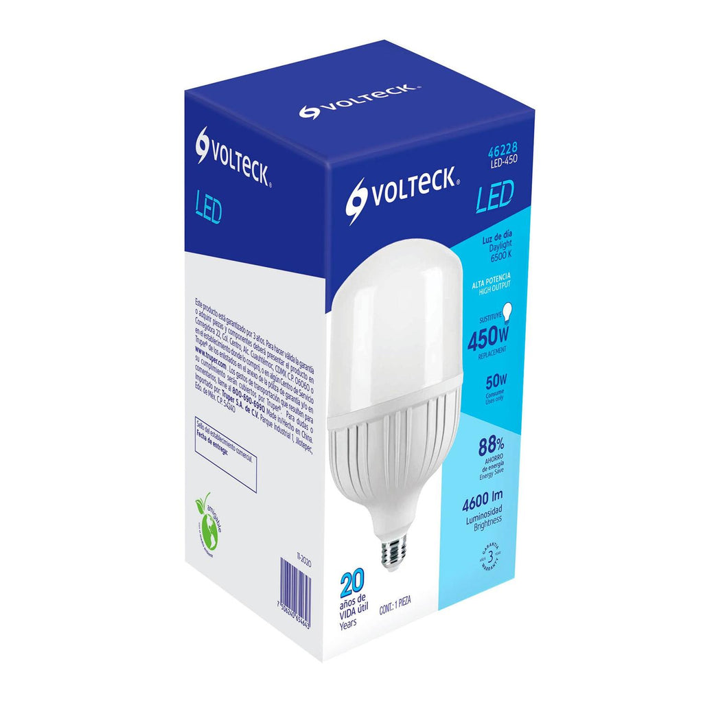 Lámpara De Led Alta Potencia E26 50 W Luz De Volteck | Mundo Tool Ferreterías