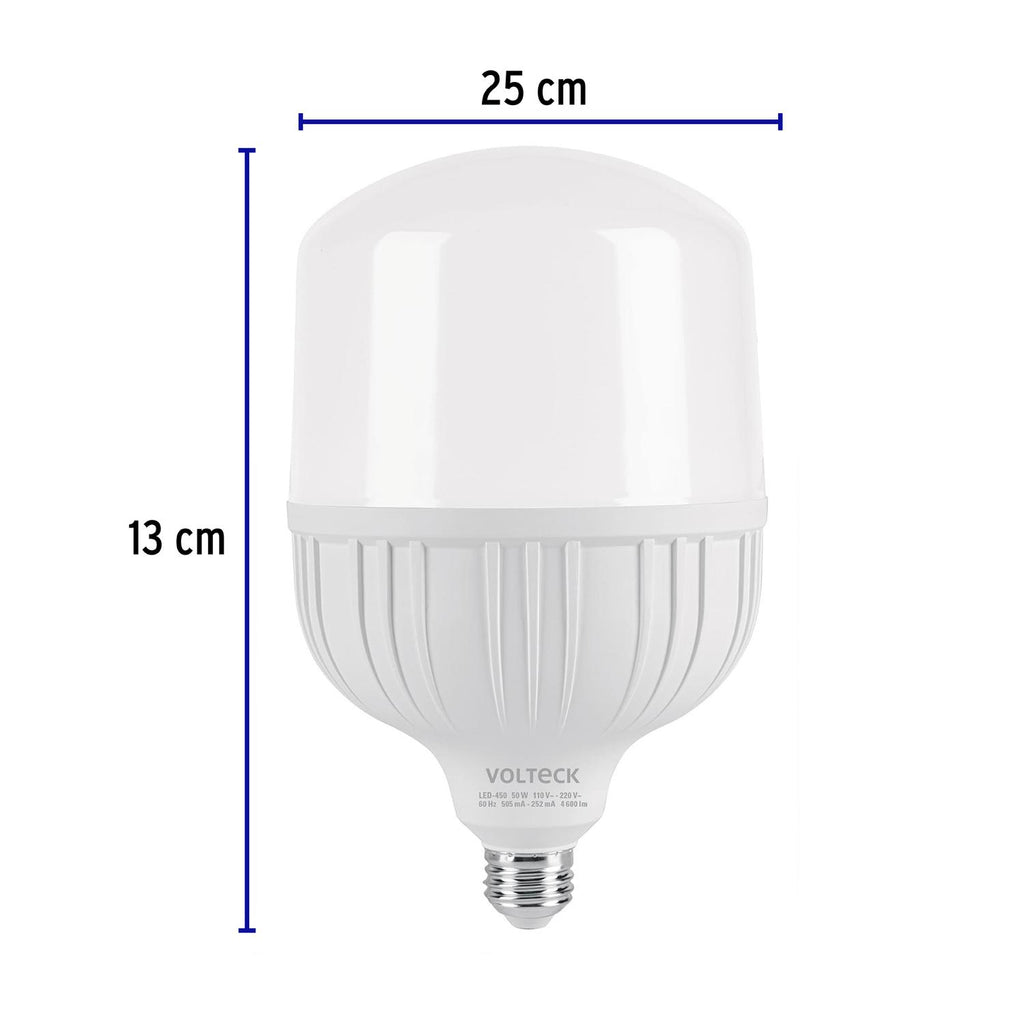 Lámpara De Led Alta Potencia E26 50 W Luz De Volteck | Mundo Tool Ferreterías