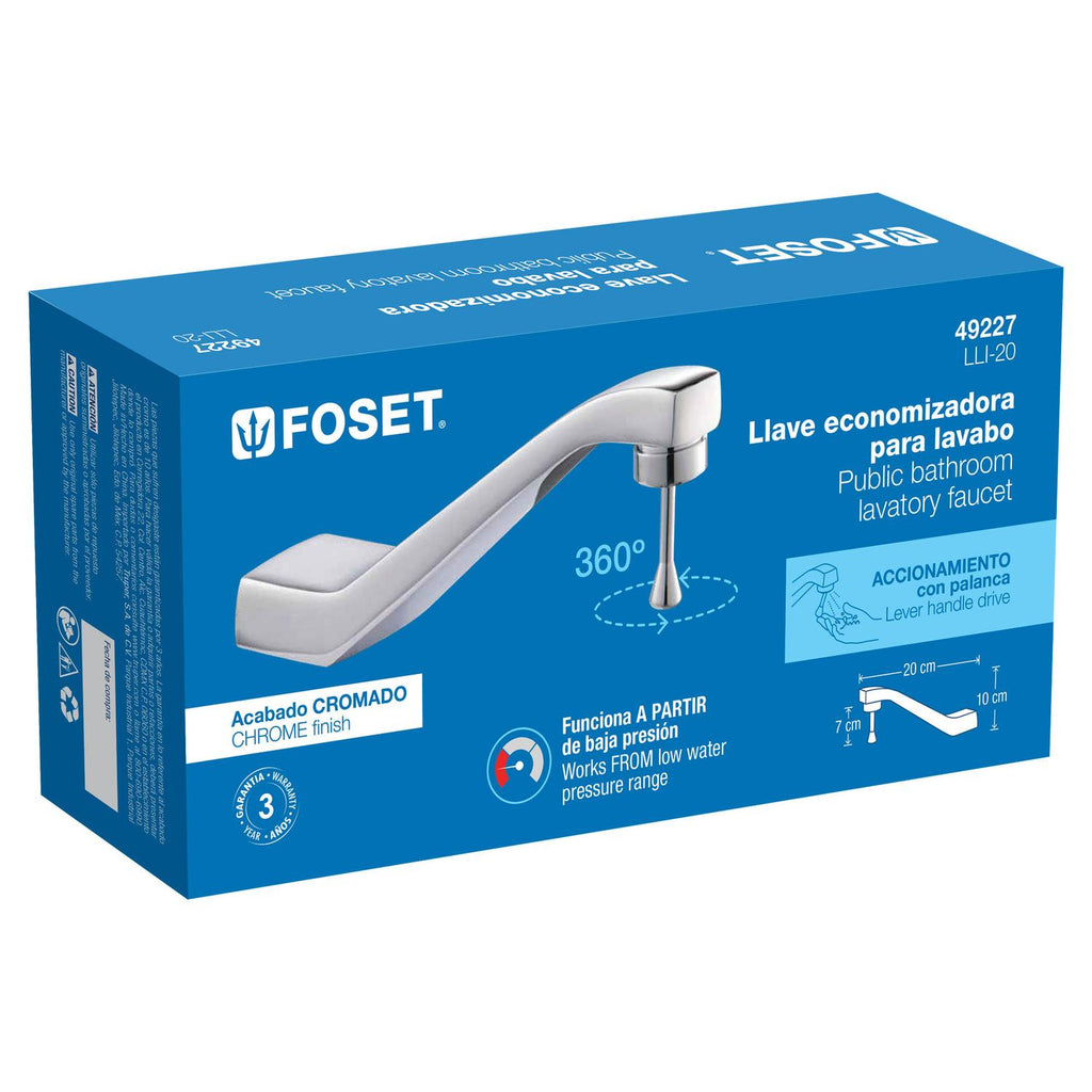 Llave economizadora para lavabo, Foset | Mundo Tool Ferreterías