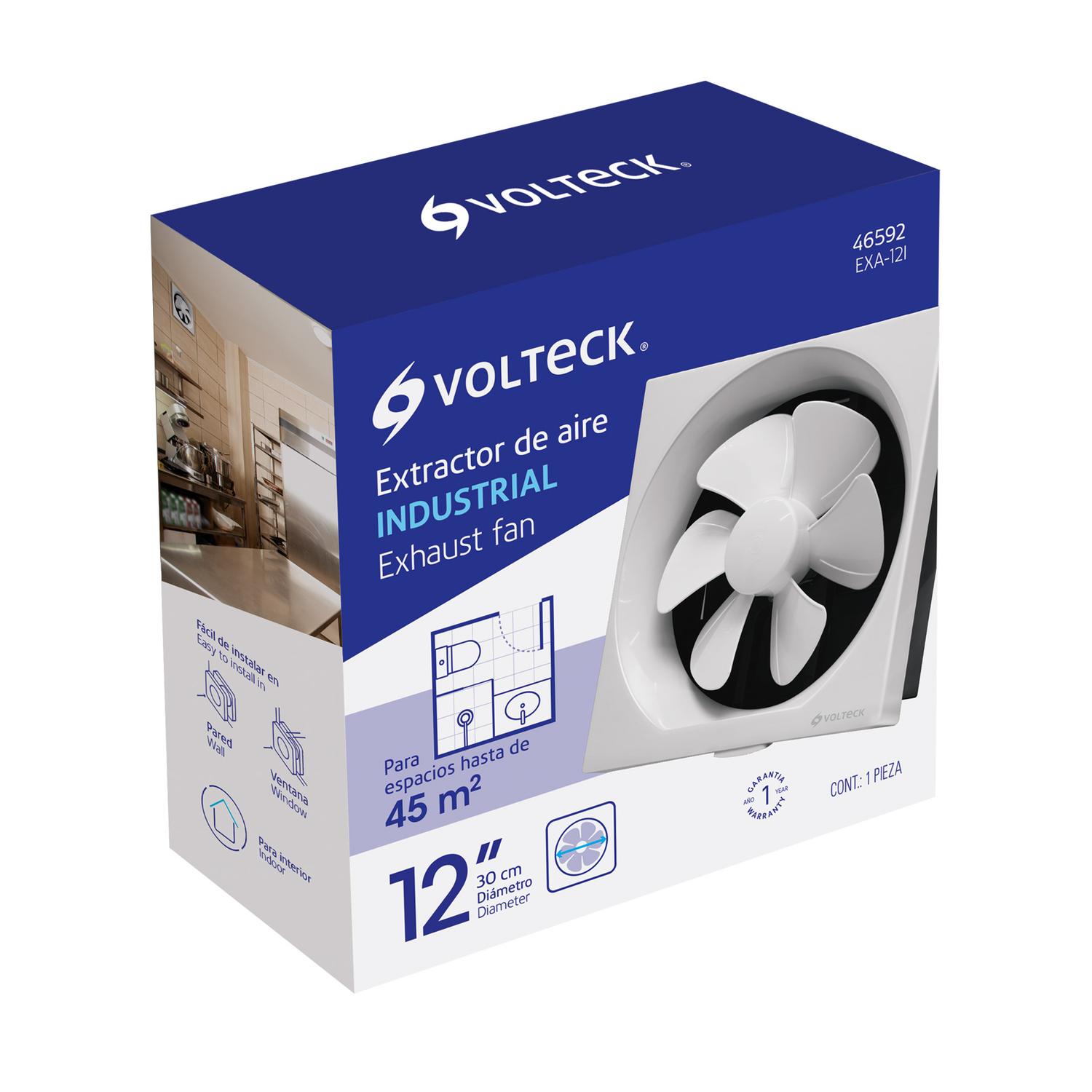 Extractor Industrial de aire 12", Volteck Volteck. Mundo Tool ...