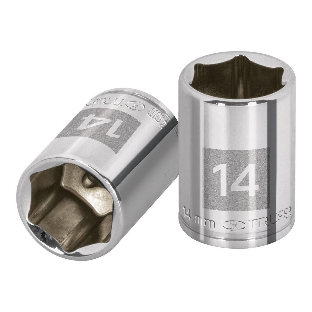 Dado de 14 mm, 6 puntas, cuadro 1/4", Truper | Mundo Tool Ferreterías