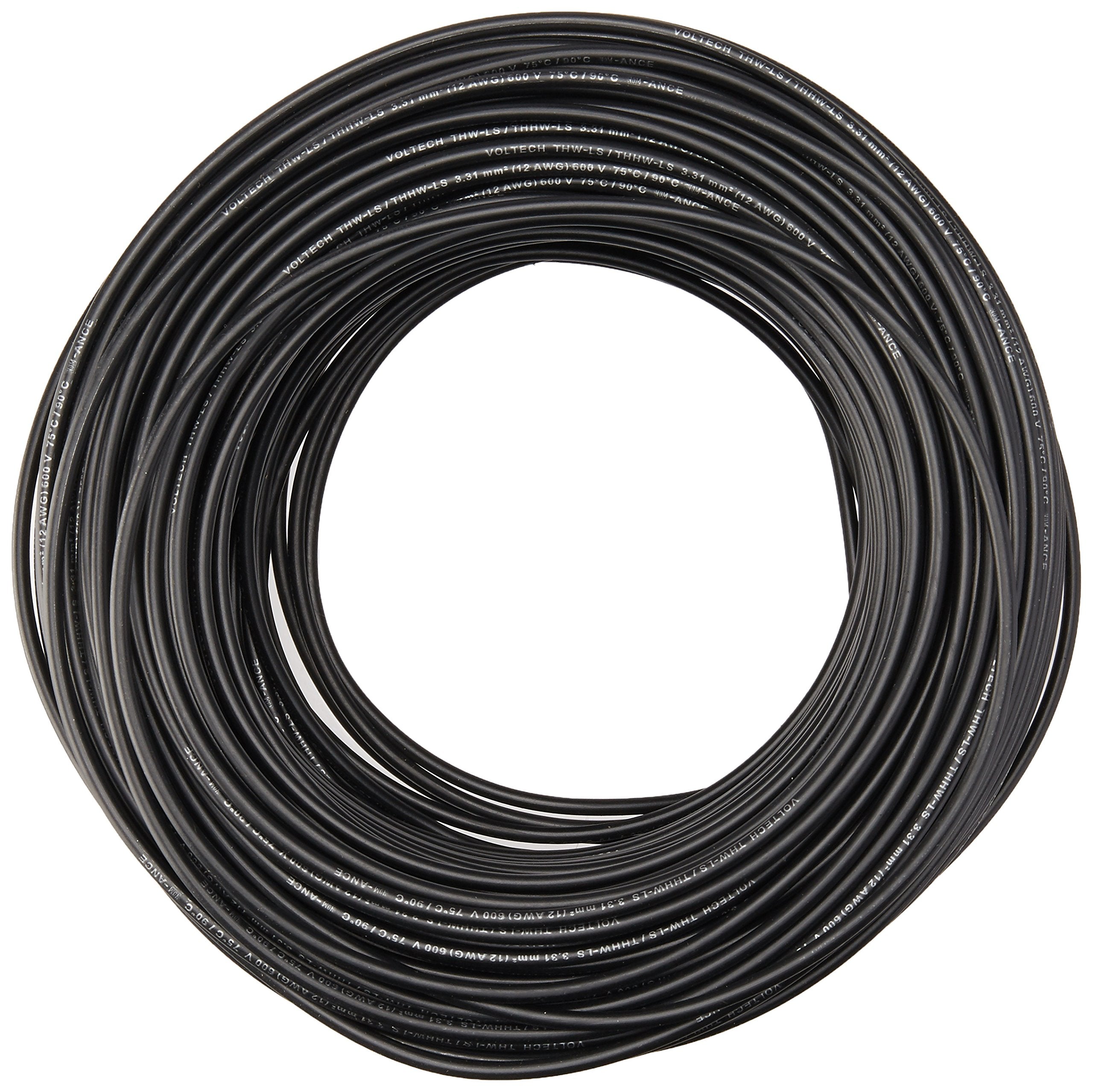 Volteck CAB-12N Cable Thhw-Ls, 12 Awg, Color Negro Volteck. Mundo Tool ...